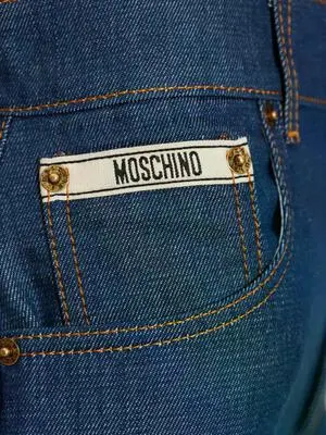Moschino Patch Tapered Jeans