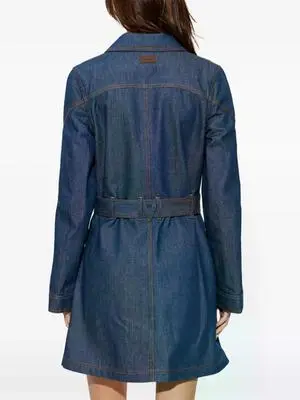 Moschino Belted Button-front Mini Dress