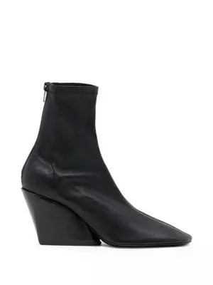 Proenza Schouler Slant Wedge Boots - Black