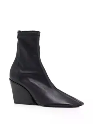 Proenza Schouler Slant Wedge Boots - Black