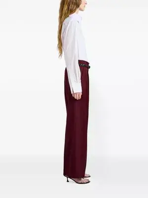 Proenza Schouler Halima Wool Gabardine Pants