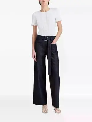 Proenza Schouler White Label Lina Pants In Stretch Twill