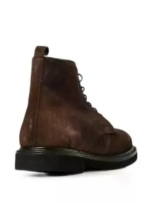 Premiata Lace-up Suede Ankle Boots
