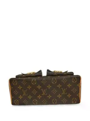 LOUIS VUITTON Monogram Manhattan Tote Bag - Brown