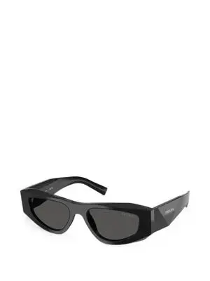 Prada Geometric-frame Sunglasses - Black