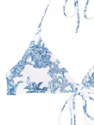 MC2 SAINT BARTH Toile De Jouy Print Bikini