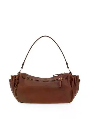 Prada Gathered Leather Tote Bag