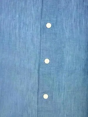 DELL'OGLIO Long-sleeve Spread-collar Shirt - Blue