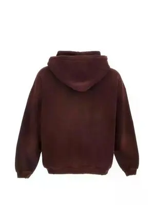 GOLDEN GOOSE Distressed Logo Print Hoodie