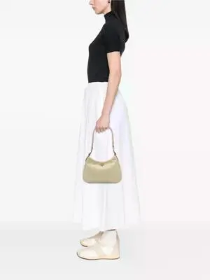 Prada Tessuto Chain Shoulder Bag - Brown