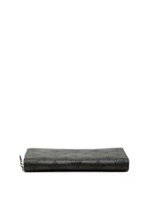 LOUIS VUITTON 2021-2026 Monogram Mahina Zippy Wallet Long Wallets - Black