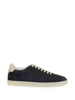 Brunello Cucinelli Suede Lace-up Sneakers - Blue
