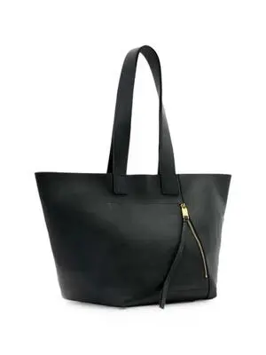 ALLSAINTS Alba Leather Tote Bag - Black