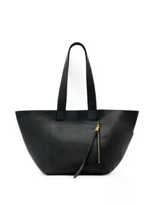 ALLSAINTS Alba Leather Tote Bag - Black