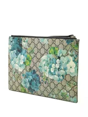 Gucci Gg Supreme Blooms Clutch Bag