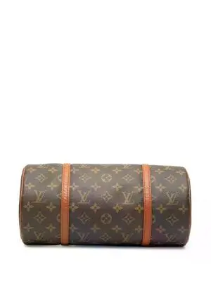 LOUIS VUITTON 1988 Monogram Papillon 30 Handbag - Brown