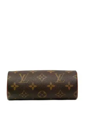 LOUIS VUITTON Monogram Canvas Papillon Pochette Handbag - Brown