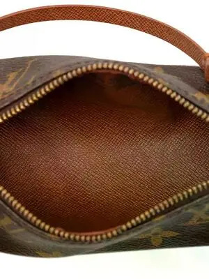 LOUIS VUITTON Monogram Canvas Papillon Pochette Handbag - Brown
