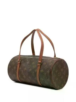 LOUIS VUITTON 1997 Monogram Papillon 30 Handbag - Brown