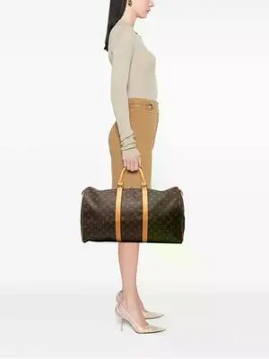 LOUIS VUITTON 2002 Monogram Keepall 50 Travel Bag