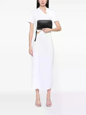 LOUIS VUITTON Taiga Leather Pochette Baikal Clutch Bag - Black