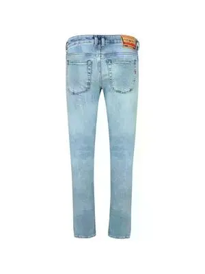DIESEL® Faded Whiskered Jeans