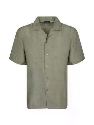 DELL'OGLIO Short-sleeve Bowling Shirt