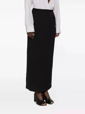 Mihara Yasuhiro Logo Patch Maxi Skirt