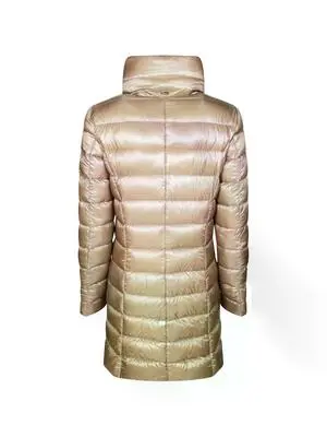 Herno Quilted High-neck Coat - Neutrals