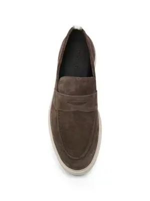 Officine Creative Suede Penny Loafers