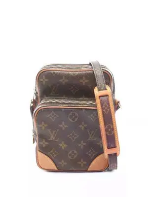 LOUIS VUITTON 2002 Monogram Amazone Crossbody Bag - Brown