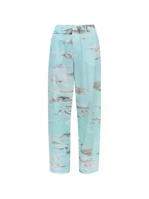 Moschino Printed Cotton Trousers