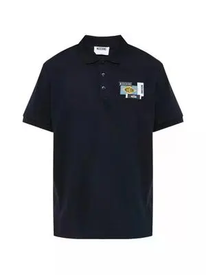 Moschino Logo-patch Polo Shirt
