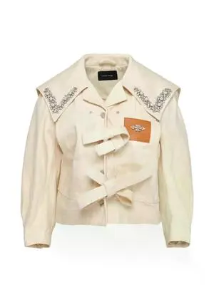 Simone Rocha Embellished Bow Detail Jacket