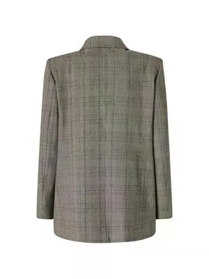 Pinko Check Double-breasted Blazer