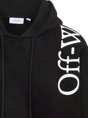 Off-White Logo Print Cotton Hoodie