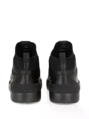 TOD'S No_code Leather-panelled High Top Sneakers