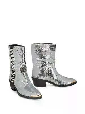 Moschino Printed Boots For Women