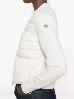 Moncler Quilted Zip-up Sweater