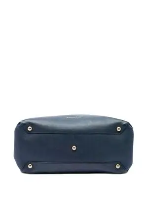 Burberry Leather And House Check Banner Satchel