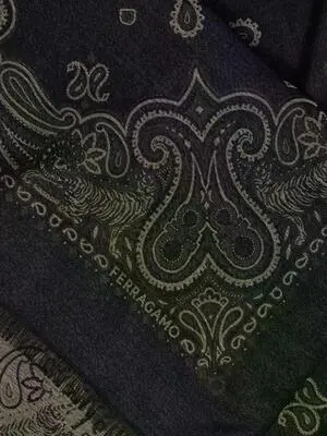 FERRAGAMO Arabesque Print Stole
