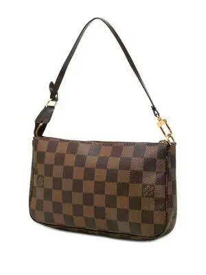 LOUIS VUITTON Damier Ebene Pochette Accessoires Shoulder Bag - Brown