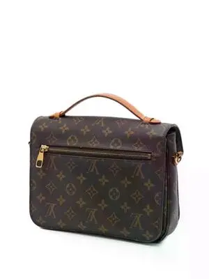 LOUIS VUITTON 2017 Monogram Pochette Metis Satchel - Brown