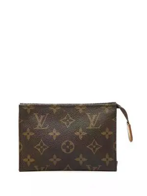 LOUIS VUITTON 1987 Monogram Toiletry Pouch - Brown