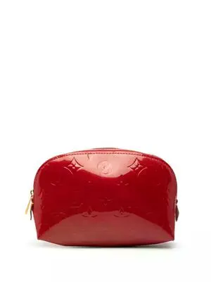 LOUIS VUITTON 2012 Monogram Vernis Cosmetic Pouch - Red