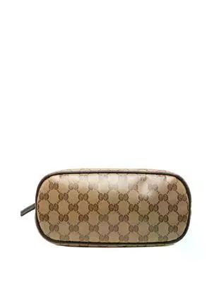 Gucci Mini Gg Crystal Dome Satchel - Neutrals