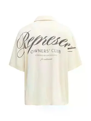 REPRESENT Owners Club Script Short-sleeve Shirt