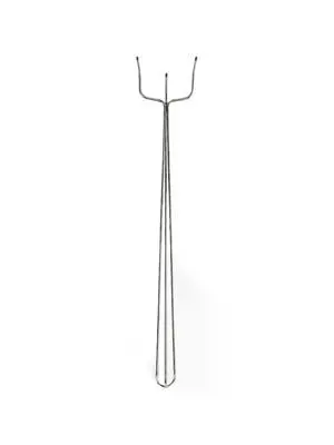 HAY Triple-prong Fire Fork - Silver