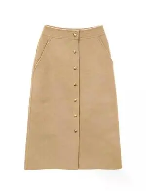 LOUIS VUITTON Monogram Midi Skirt