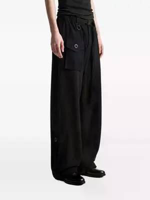 Y3 Belted Wide-leg Trousers